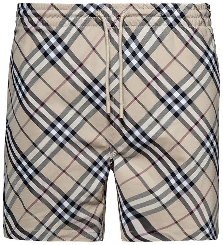 burberry pattern shorts
