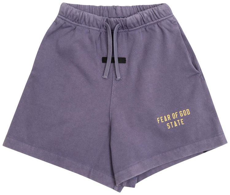 Buy Fear of God Essentials Kids Logo Shorts 'Lavender' - 785BT244137K ...