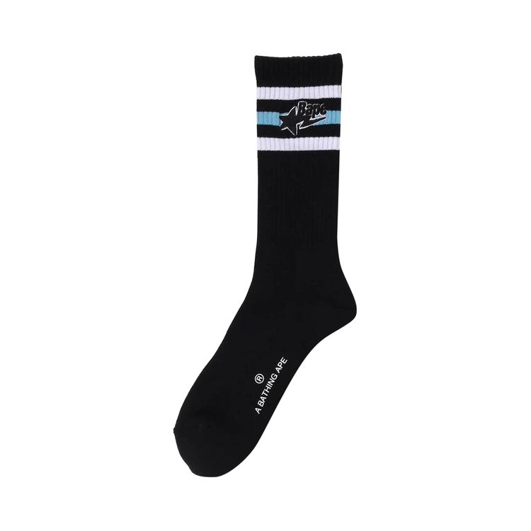 Buy BAPE 1st Sta Socks 'Black' - 1K70 184 005 BLACK | GOAT