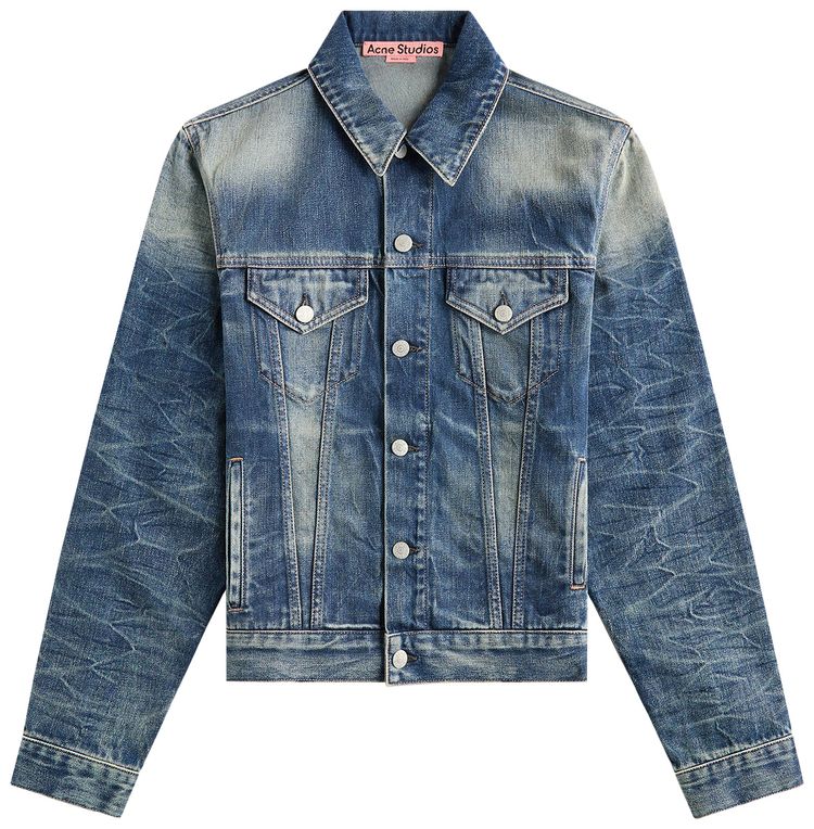 Buy Acne Studios Denim Jacket 'Mid Blue' - B90793 GOAT MID | GOAT