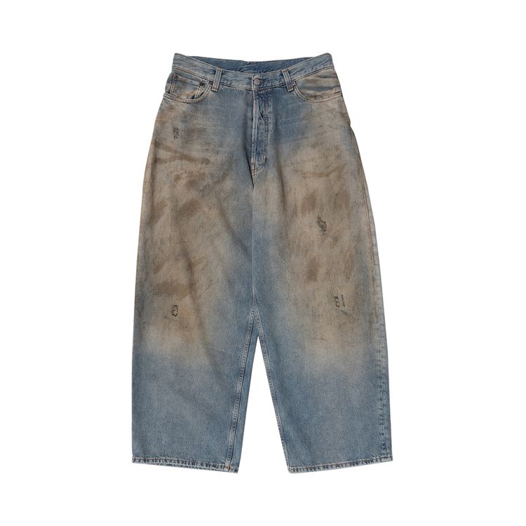 Buy Acne Studios Super Baggy Fit Jeans 'Mid Blue' - C00054 GOAT MID | GOAT