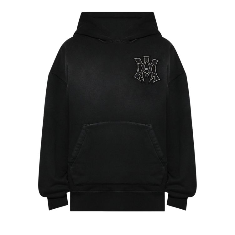 Buy Amiri MA Hollywood Oversized Hoodie 'Black' - AMJYHD1082 001 BLAC ...