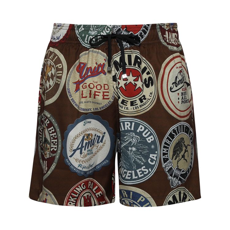 Buy Amiri Coasters Swim Trunk 'Chocolate' - AMSWTK1024 234 CHOC | GOAT
