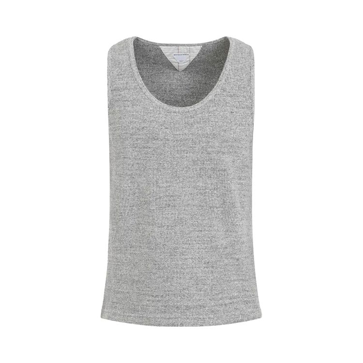 Buy Bottega Veneta Ribbed Tank Top 'Light Grey Melange' - 789619 V4N40 ...