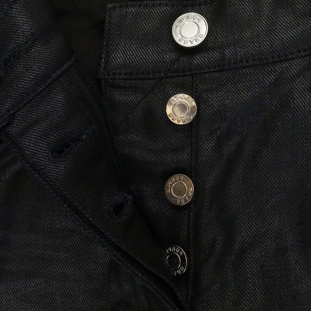 Buy PURPLE BRAND Tar Coated Skinny Cargo Pants 'Black' - P001 BTCC422 ...