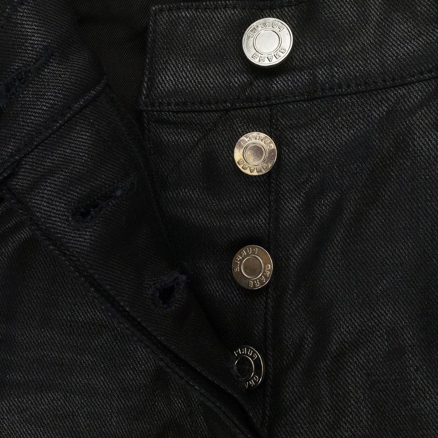 Buy PURPLE BRAND Tar Coated Skinny Cargo Pants 'Black' - P001 BTCC422 ...