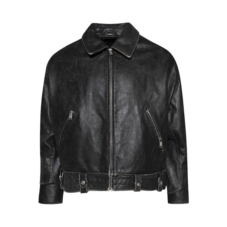 Buy Enfants Riches Déprimés Distressed Pianist Aviator Jacket 'Black ...
