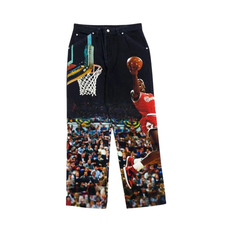 Buy Air Jordan Printed Twill Pants 'Black' - HF0045 010 | GOAT