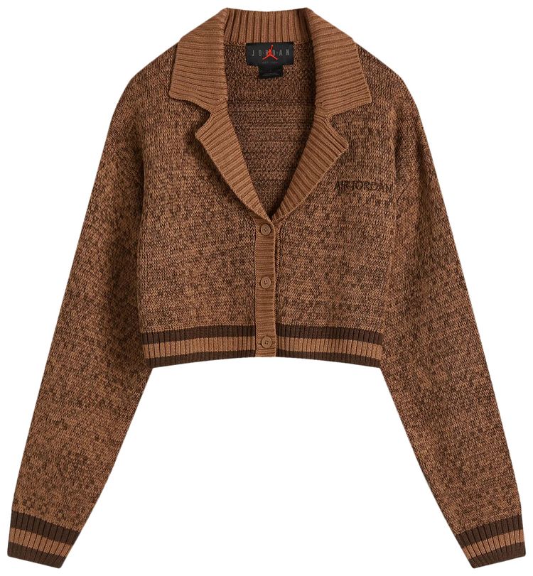 Buy Air Jordan Knit Cardigan 'Archaeo Brown' - FZ4195 223 | GOAT