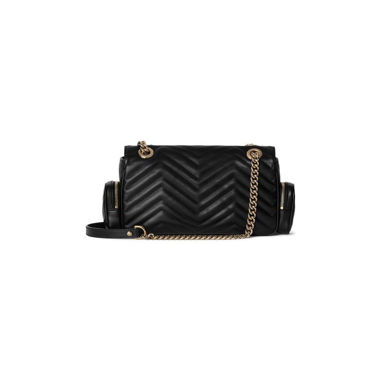 Buy Gucci Marmont Small Multi Pocket Bag 'Black' - 795228 AADPJ 1000 | GOAT