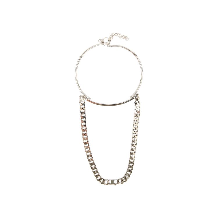 Buy MM6 Maison Margiela Mixed Chain Necklace 'Polished Palladio ...