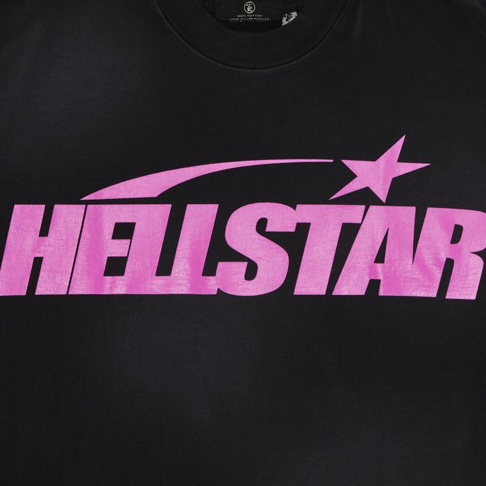 Buy Hellstar Classic T-Shirt (Regular Print) 'Black/Pink ...