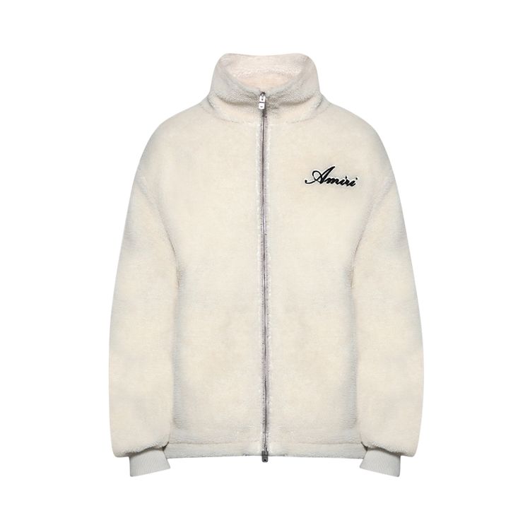 Buy Amiri Bones Fleece Jacket 'Alabaster' - AMOULW1029 271 ALAB | GOAT