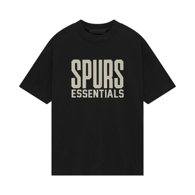 Buy Fear of God Essentials x NBA Spurs Tee 'Black' - 125AL244003F | GOAT