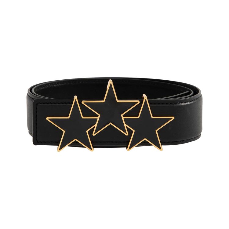 Buy Amiri Three Star Belt 'Black' - AMACBL1023 BLAC | GOAT