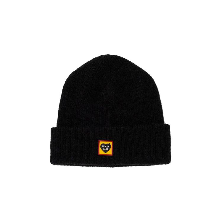 Buy Human Made Big Beanie 'Black' - HM28GD026 BLAC | GOAT