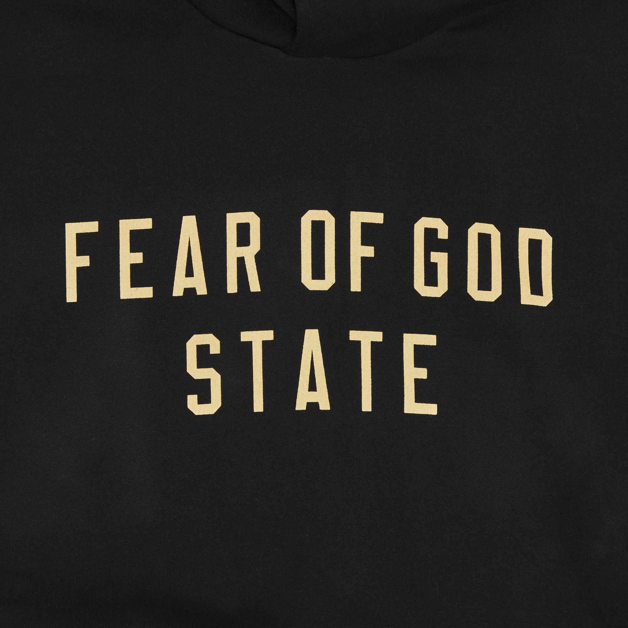 Buy Fear of God Essentials Fleece Hoodie 'Black' - 192BT246250F | GOAT