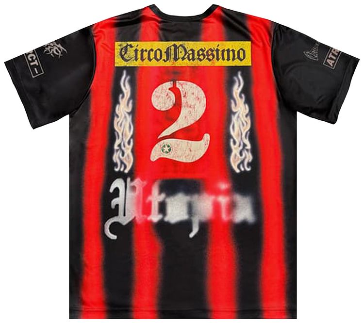 Buy Cactus Jack by Travis Scott Italy Soccer Jersey 'Black/Red' - TSSD ...