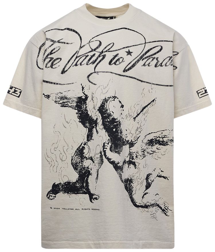 Buy Hellstar Studios Brick Wall T-Shirt 'White' - HS03TEE001 WHIT | GOAT