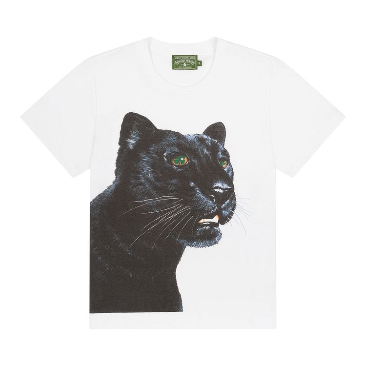 Buy Denim Tears Green Eyed Panther Tee 'White' - FW24TSS0471 | GOAT