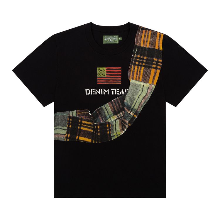 Buy Denim Tears Tartan Sash Trompe L'Oeil Tee 'Black' - FW24TSS0501 | GOAT