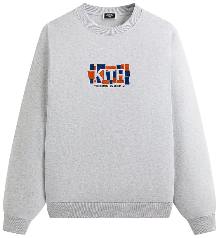 Buy Kith For The Brooklyn Museum Exhibit Nelson Crewneck 'Light Heather ...