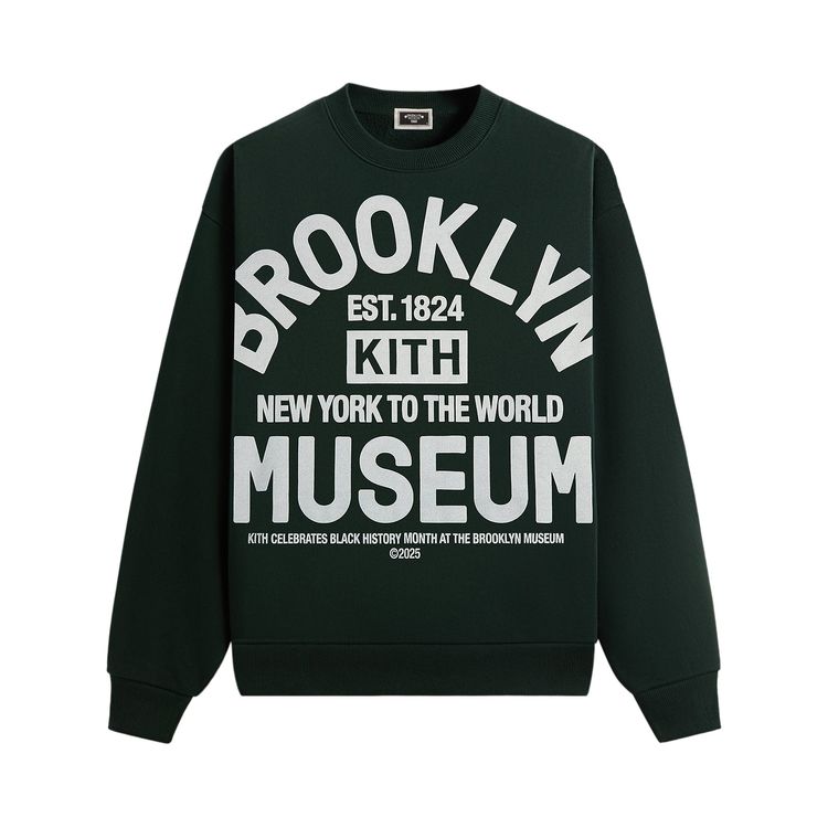 Buy Kith For The Brooklyn Museum Collegiate Nelson Crewneck 'Stadium ...