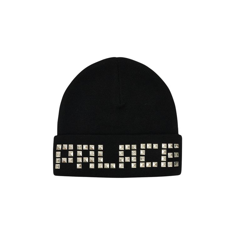 Buy Palace Emotional Studded Beanie 'Black' - P28BN003 | GOAT