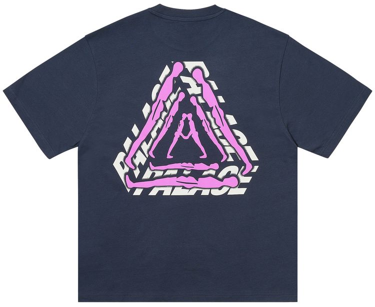 Buy Palace P3 Lean T-Shirt 'Navy' - P28TS040 | GOAT