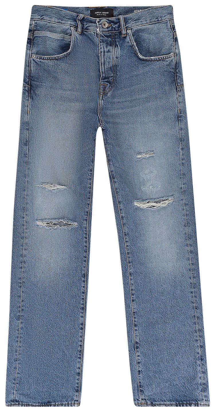 Buy PURPLE BRAND Stone Wash Destroy Skinny Jeans 'Indigo' - P018 ...