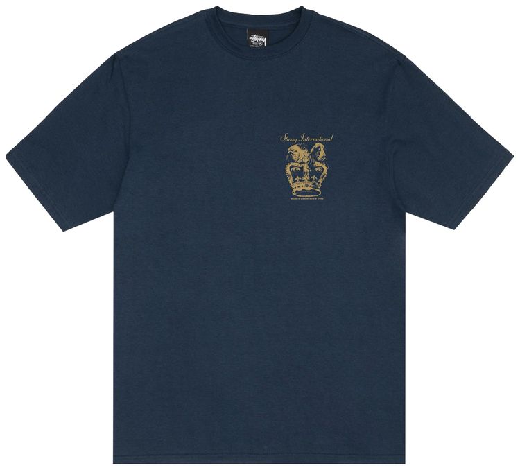 Buy Stussy Dog Crown Tee 'Navy' - 1905099 NAVY | GOAT