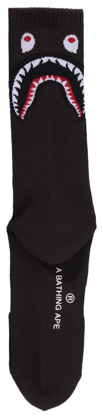 Buy BAPE Shark Socks 'Black' - 1K80 184 002 BLACK | GOAT