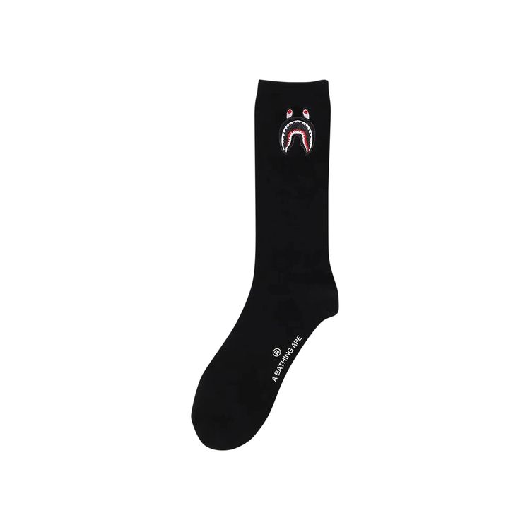 Buy BAPE 1st Shark Socks 'Black' - 1K70 184 008 BLACK | GOAT