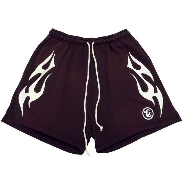 Buy Hellstar Flame Shorts 'Brown' - HS03SHO001 BROW | GOAT