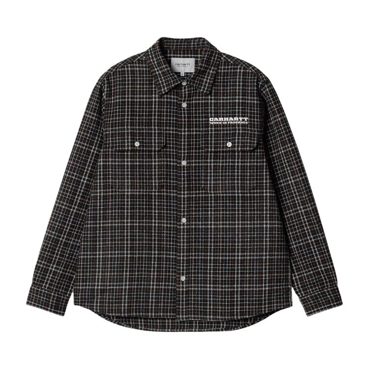Buy Carhartt WIP Long-Sleeve Runaway Millett Shirt 'Black' - I034383 ...