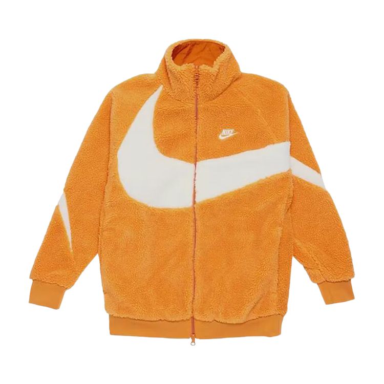 Buy Nike Big Swoosh Reversible Boa Jacket (Asia Sizing) 'Hot Curry ...