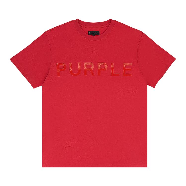 Buy PURPLE BRAND Heavy Jersey Oversized Tee 'Red' - P117 HWWR923 | GOAT