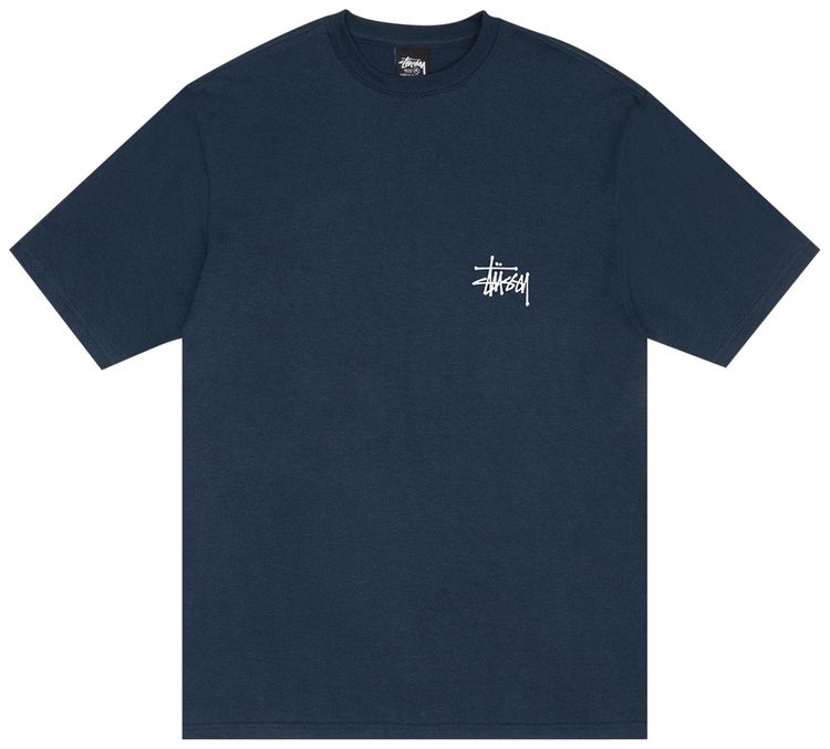 Buy Stussy Basic Tee 'Navy' - 1905000 NAVY | GOAT
