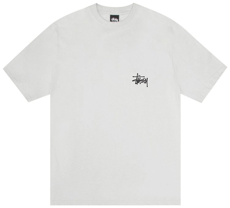 Buy Stussy Basic Tee 'Fog' - 1905000 FOG | GOAT