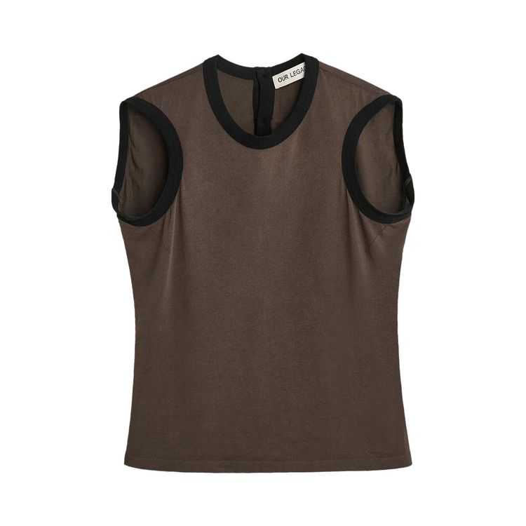 Buy Our Legacy Bro Tank 'Brown' - M4236BP | GOAT