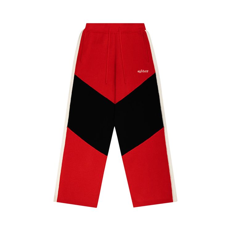 Buy Sp5der Knit 5 Track Pant 'Red' - P18FW24RED | GOAT