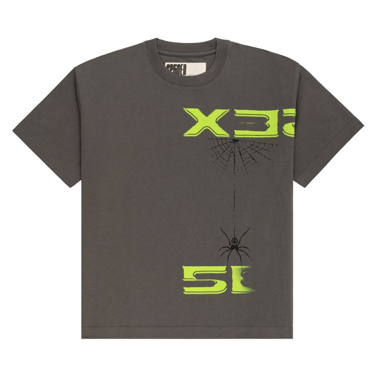 Buy Sp5der 5ex HW Tee 'Slate Grey' - T01FW24GRY | GOAT