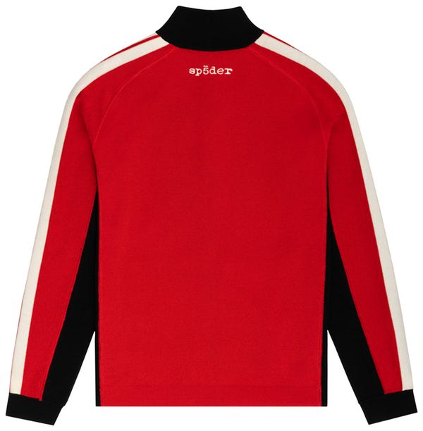 Buy Sp5der Knit 5 Track Jacket 'Red' - J06FW24RED | GOAT
