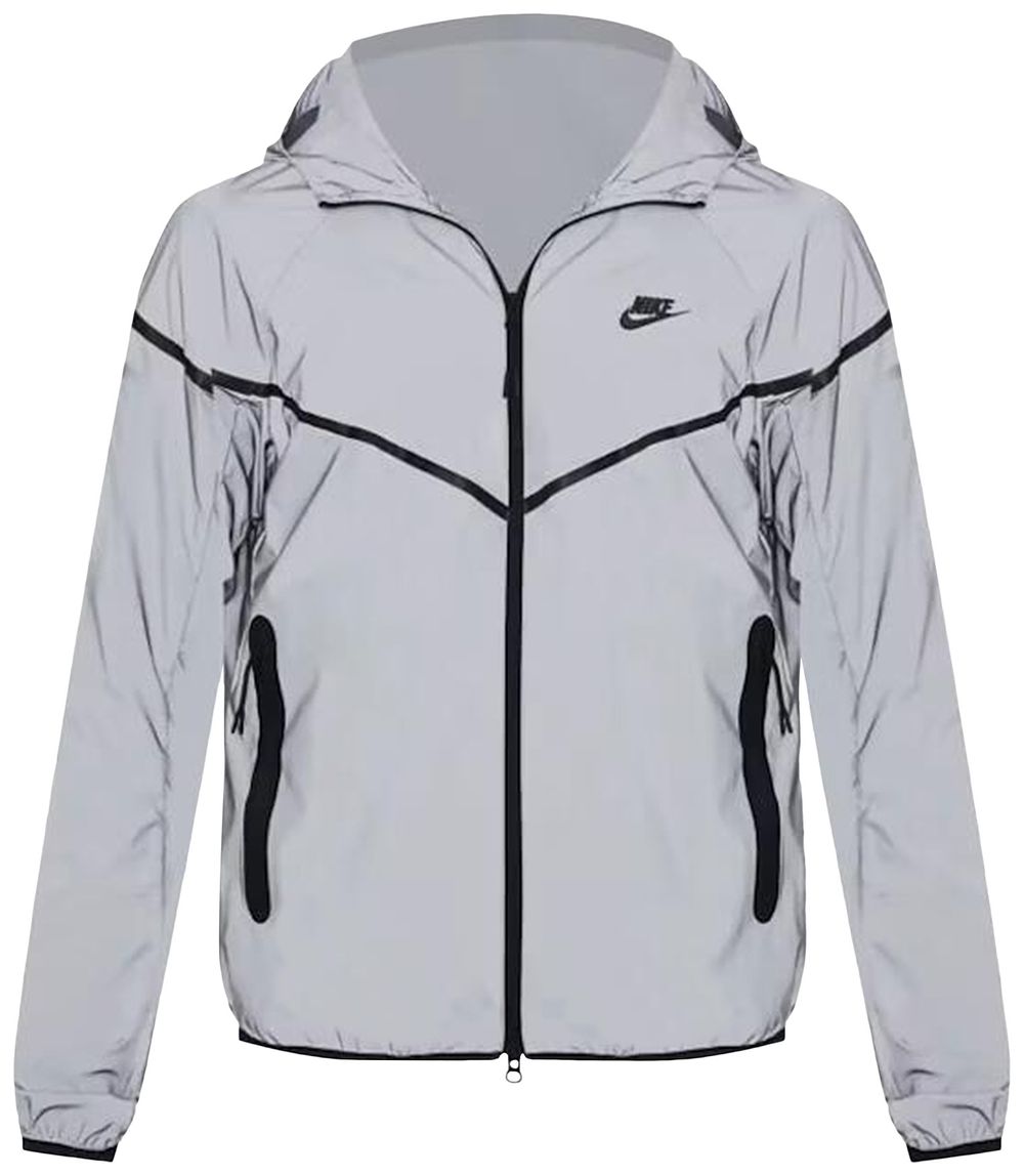 Buy Nike Tech Woven Flash Jacket 'Reflect Silver/Black' - FZ7585 035 | GOAT