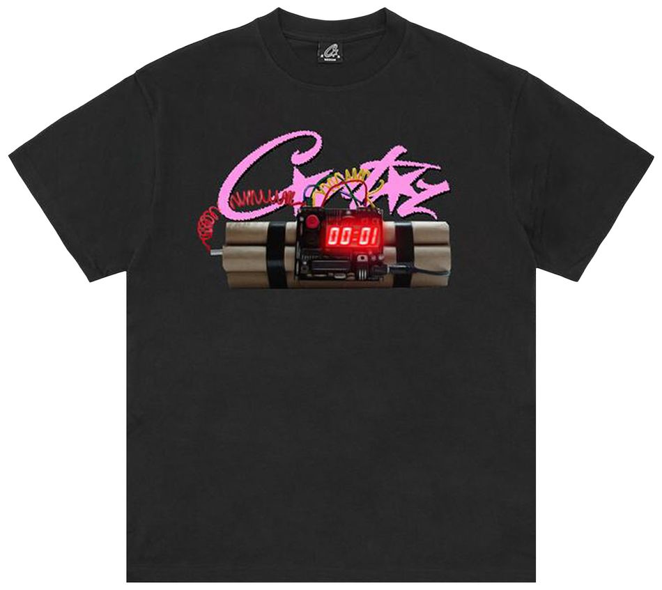 Buy Corteiz No Time 4 Luv Tee 'Black' - 07892 1SS2504CNT4LT BLAC | GOAT