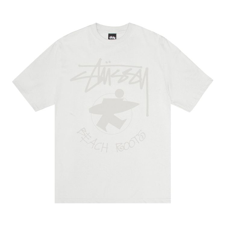 Buy Stussy Beach Roots Tee 'Natural' - 1905072 NATU | GOAT