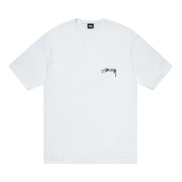 Buy Stussy Grid Tee 'White' - 1905076 WHIT | GOAT