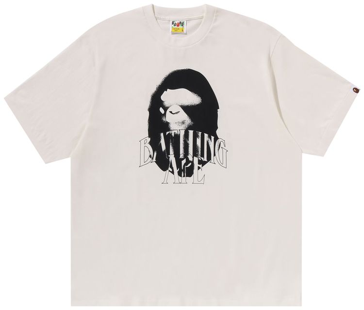 Buy BAPE Spray Print Logo Relaxed Fit Tee 'Ivory' - 1K80 110 346 IVORY ...