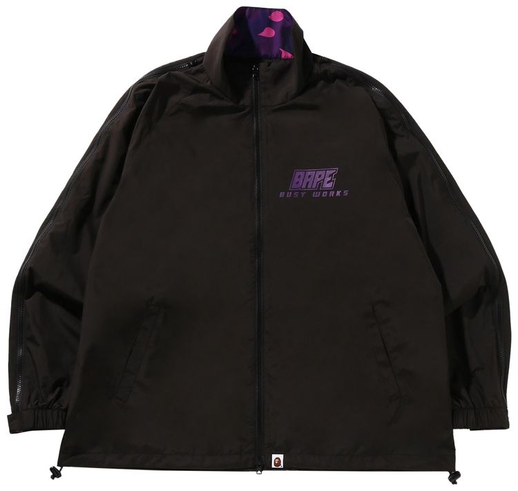 Buy BAPE Color Camo Deformation Relaxed Fit Track Jacket 'Black' - 1K80 ...