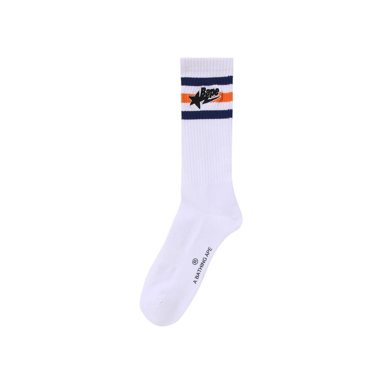 Buy BAPE 1st Sta Socks 'White' - 1K70 184 005 WHITE | GOAT
